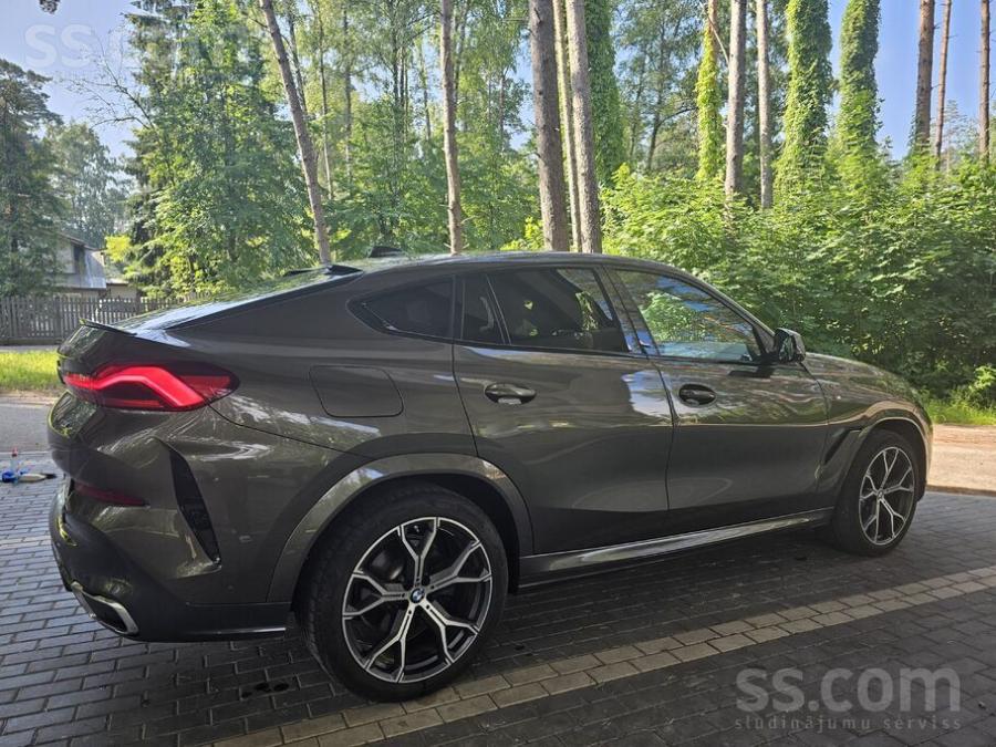 Pelēks BMW X6 2022 Jūrmala, ar dzinēja tilpumu 3.00 L un nobraukumu 39 tūkst. km par 64000 €, foto 6 vietnē AUTOMOTO.COM.LV