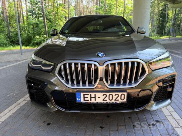 Pelēks BMW X6 2022 Jūrmala, ar dzinēja tilpumu 3.00 L un nobraukumu 39 tūkst. km par 64000 €, foto 6 vietnē AUTOMOTO.COM.LV