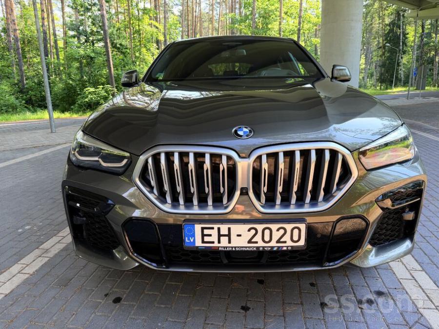 Pelēks BMW X6 2022 Jūrmala, ar dzinēja tilpumu 3.00 L un nobraukumu 39 tūkst. km par 64000 €, foto 7 vietnē AUTOMOTO.COM.LV