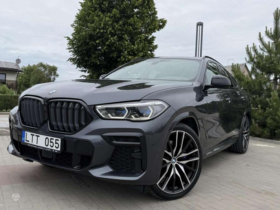 Pelēks BMW X6 2022 Palanga, ar dzinēja tilpumu 2.99 L un nobraukumu 175 tūkst. km par 52500 €, foto 1 vietnē AUTOMOTO.COM.LV