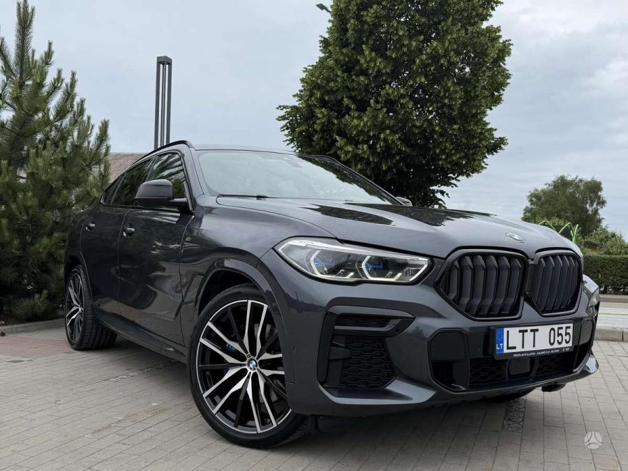 Pelēks BMW X6 2022 Palanga, ar dzinēja tilpumu 2.99 L un nobraukumu 175 tūkst. km par 52500 €, foto 7 vietnē AUTOMOTO.COM.LV