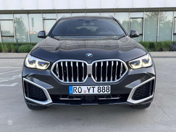 Pelēks BMW X6 2022 Viļņa, ar dzinēja tilpumu 2.99 L un nobraukumu 95 tūkst. km par 51500 €, foto 5 vietnē AUTOMOTO.COM.LV