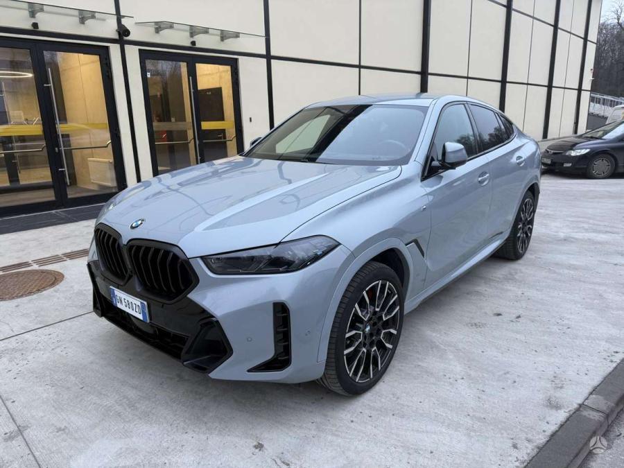 Pelēks BMW X6 2023 Kauņa, ar dzinēja tilpumu 2.99 L un nobraukumu 122 tūkst. km par 69500 €, foto 1 vietnē AUTOMOTO.COM.LV