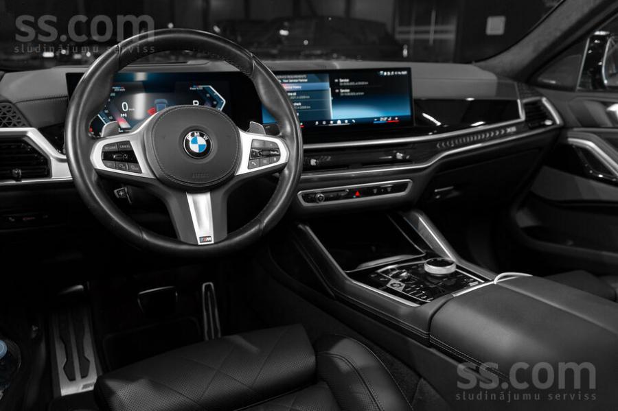 Pelēks BMW X6 2023 Rīga, ar dzinēja tilpumu 3.00 L un nobraukumu 28 tūkst. km par 75000 €, foto 12 vietnē AUTOMOTO.COM.LV