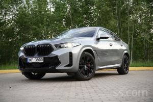 Pelēks BMW X6 2023 Rīga, ar dzinēja tilpumu 3.00 L un nobraukumu 28 tūkst. km par 84990 €, foto  vietnē AUTOMOTO.COM.LV