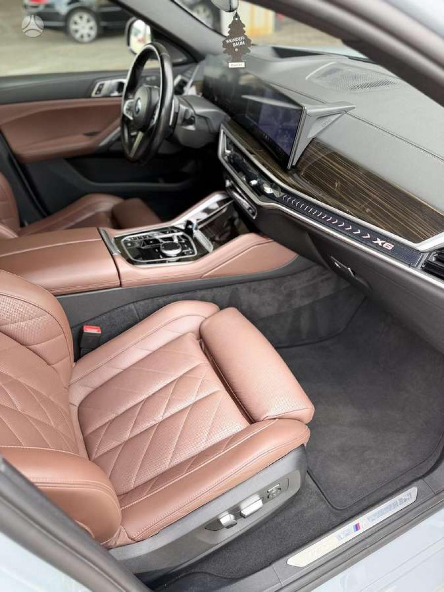 Grey BMW X6 2023 in Vilnius, with an engine capacity of 2.99 L and mileage of 122 thousand km for 65500 €, photo 18 on AUTOMOTO.COM.LV