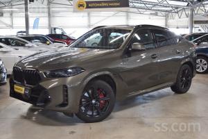 Grey BMW X6 2024 in Riga, with an engine capacity of 3.00 L and mileage of 26 thousand km for 84500 €, photo  on AUTOMOTO.COM.LV