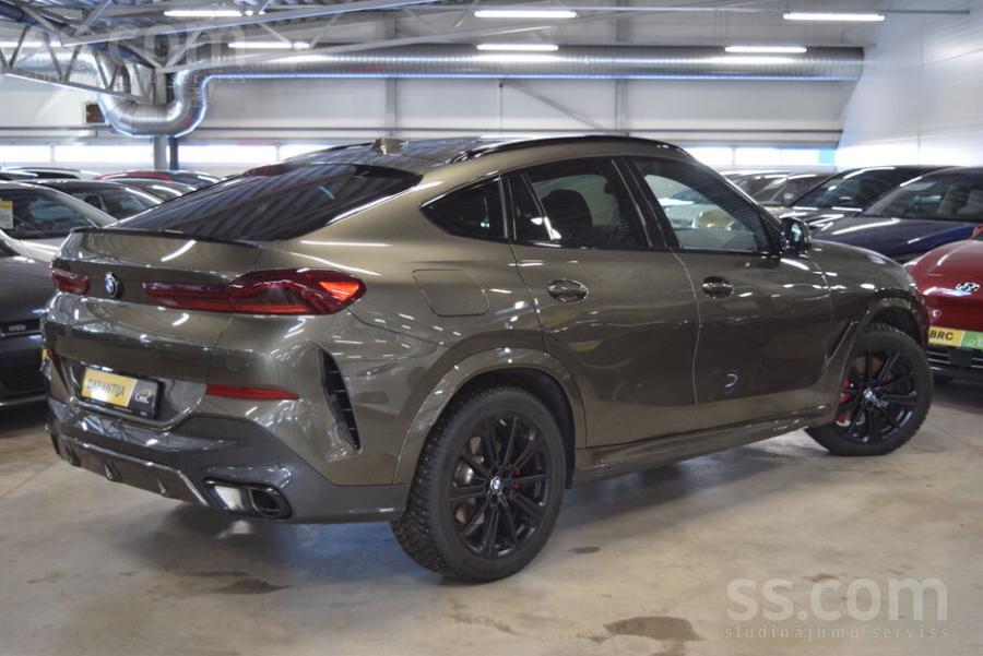 Grey BMW X6 2024 in Riga, with an engine capacity of 3.00 L and mileage of 26 thousand km for 84500 €, photo 2 on AUTOMOTO.COM.LV