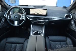 Grey BMW X6 2024 in Riga, with an engine capacity of 3.00 L and mileage of 26 thousand km for 84500 €, photo 4 on AUTOMOTO.COM.LV