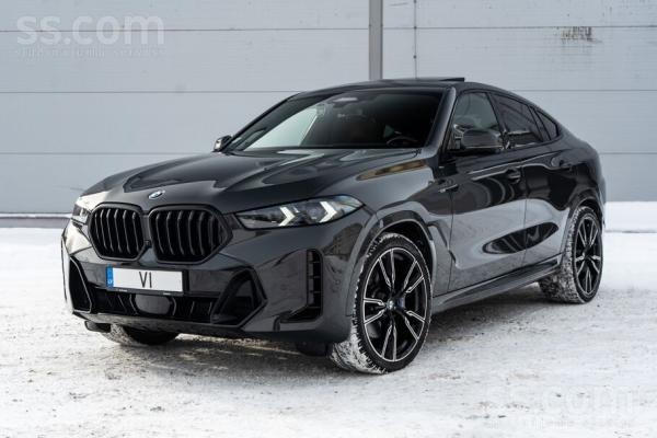 Grey BMW X6 2024 in Riga, with an engine capacity of 3.00 L and mileage of 53 thousand km for 96300 €, photo 2 on AUTOMOTO.COM.LV