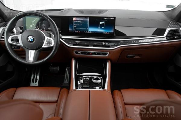 Grey BMW X6 2024 in Riga, with an engine capacity of 3.00 L and mileage of 53 thousand km for 96300 €, photo 10 on AUTOMOTO.COM.LV