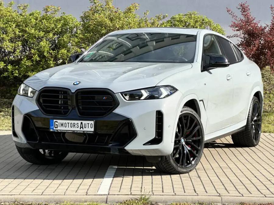 Pelēks BMW X6 2024 Rīga, ar dzinēja tilpumu 3.00 L un nobraukumu 26 tūkst. km par 89900 €, foto 1 vietnē AUTOMOTO.COM.LV