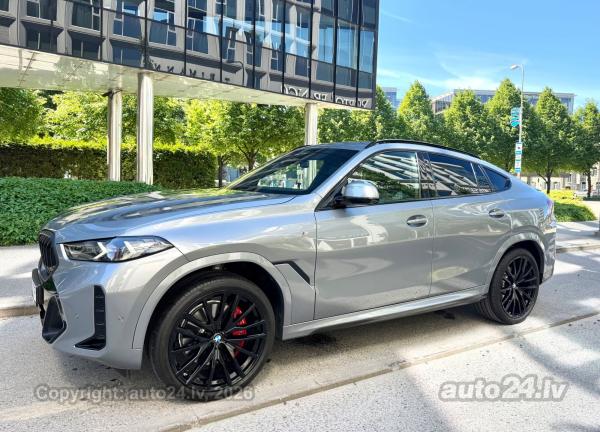 Grey BMW X6 2024 in Tallinn, with an engine capacity of 3.00 L and mileage of 31 thousand km for 89000 €, photo 8 on AUTOMOTO.COM.LV