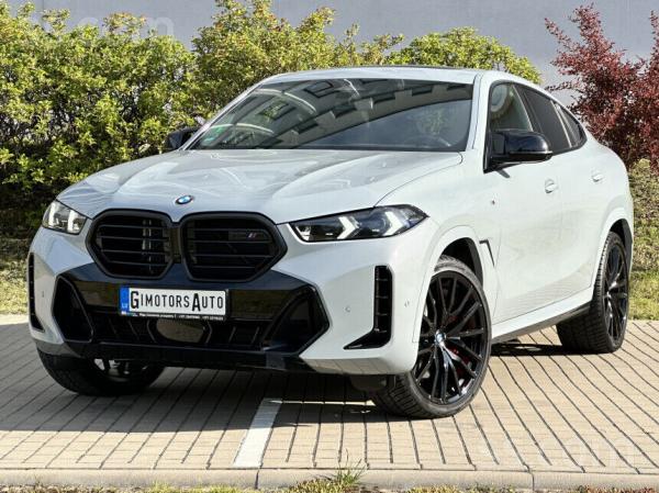Pelēks BMW X6 2024 Rīga, ar dzinēja tilpumu 3.00 L un nobraukumu 50 tūkst. km par 91900 €, foto 1 vietnē AUTOMOTO.COM.LV