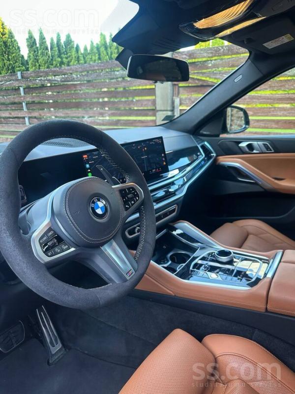 Grey BMW X6 2024 in Riga, with an engine capacity of 3.00 L and mileage of 40 thousand km for 80000 €, photo 7 on AUTOMOTO.COM.LV
