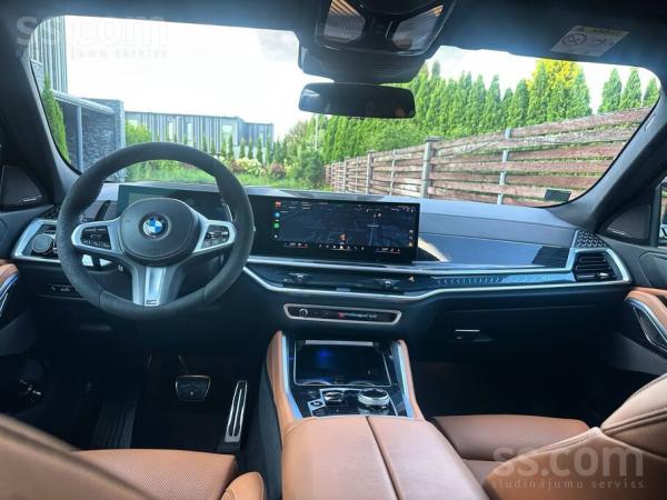 Grey BMW X6 2024 in Riga, with an engine capacity of 3.00 L and mileage of 40 thousand km for 80000 €, photo 8 on AUTOMOTO.COM.LV