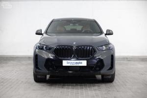 Grey BMW X6 2025 in Vilnius, with an engine capacity of 3.00 L and mileage of 13 thousand km for 84933 €, photo 2 on AUTOMOTO.COM.LV