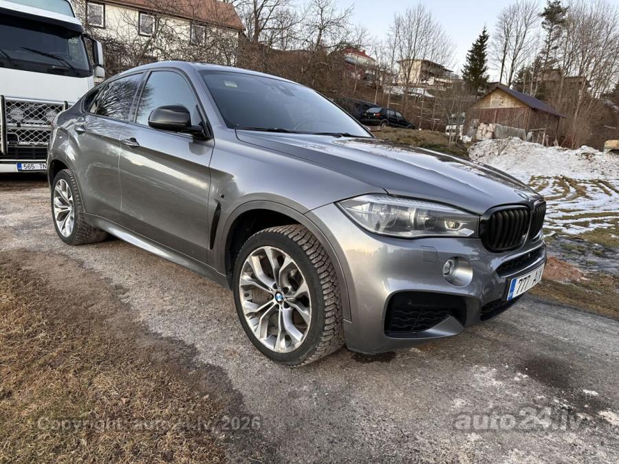 Pelēks BMW X6 2015 Tallina, ar dzinēja tilpumu 3.00 L un nobraukumu 313 tūkst. km par 18300 €, foto 8 vietnē AUTOMOTO.COM.LV
