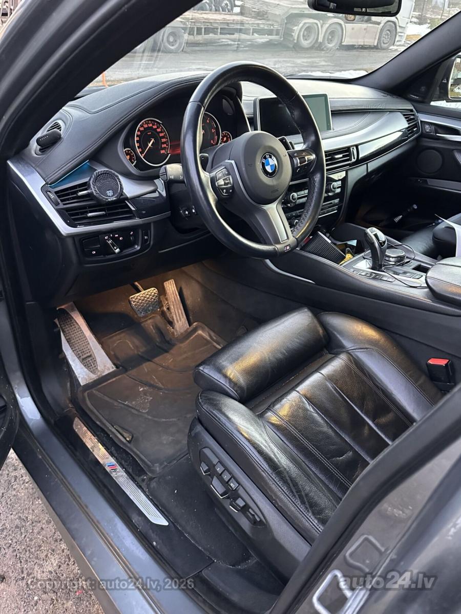 Pelēks BMW X6 2015 Tallina, ar dzinēja tilpumu 3.00 L un nobraukumu 313 tūkst. km par 18300 €, foto 14 vietnē AUTOMOTO.COM.LV