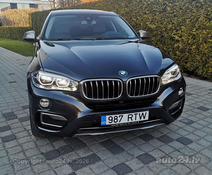 Grey BMW X6 2017 in Tallinn, with an engine capacity of 3.00 L and mileage of 106 thousand km for 35000 €, photo 4 on AUTOMOTO.COM.LV