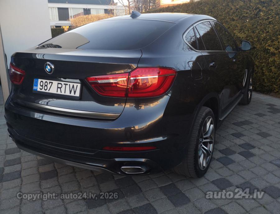 Grey BMW X6 2017 in Tallinn, with an engine capacity of 3.00 L and mileage of 106 thousand km for 35000 €, photo 5 on AUTOMOTO.COM.LV