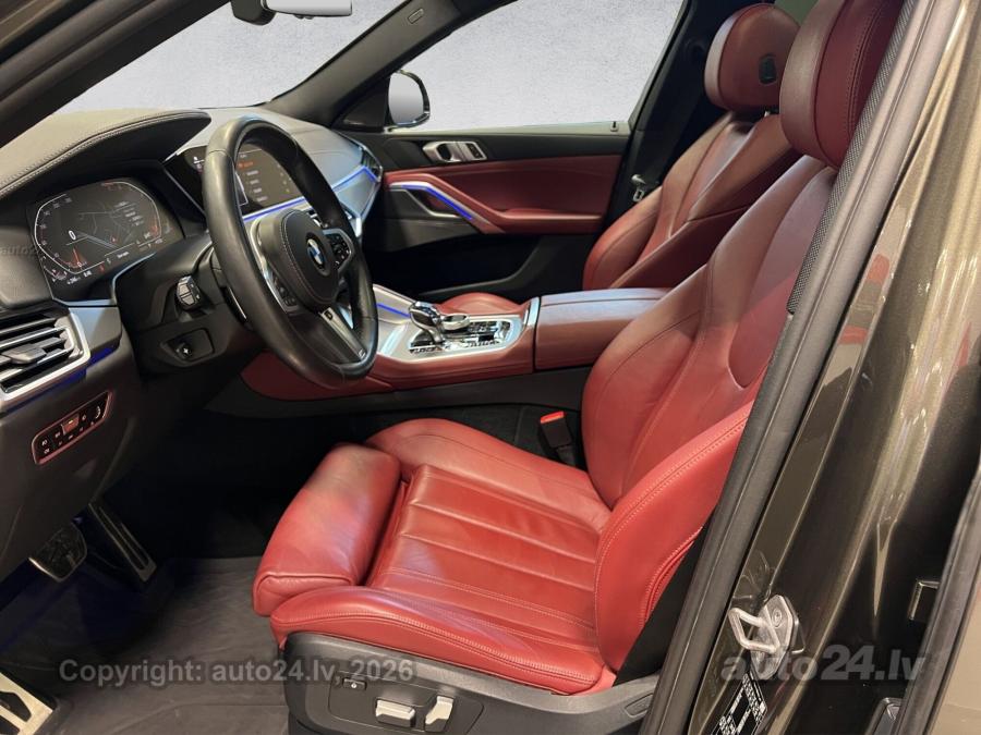Grey BMW X6 2020 in Tallinn, with an engine capacity of 3.00 L and mileage of 84 thousand km for 52900 €, photo 9 on AUTOMOTO.COM.LV