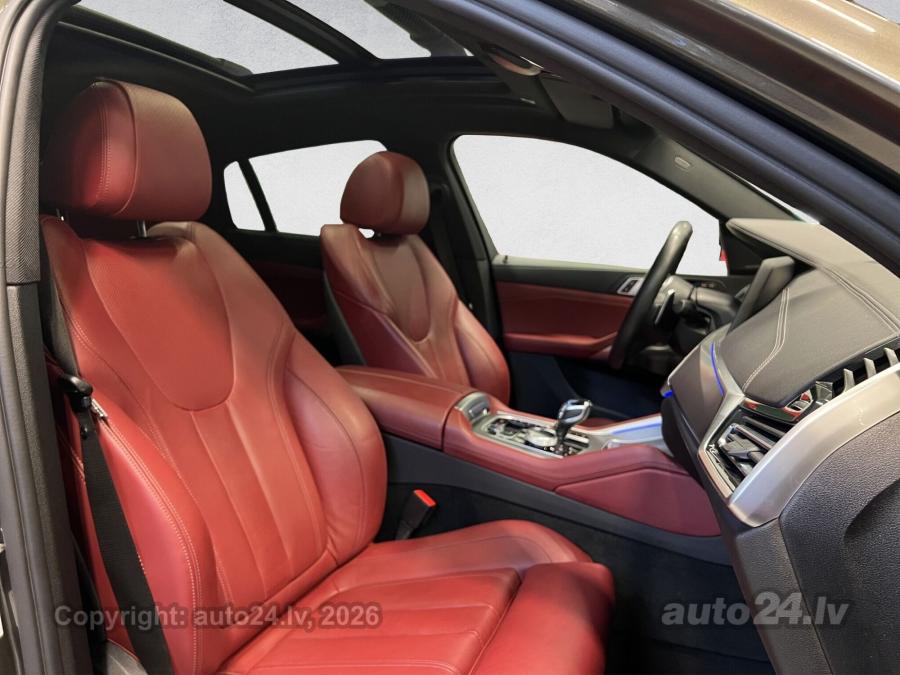Grey BMW X6 2020 in Tallinn, with an engine capacity of 3.00 L and mileage of 84 thousand km for 52900 €, photo 12 on AUTOMOTO.COM.LV