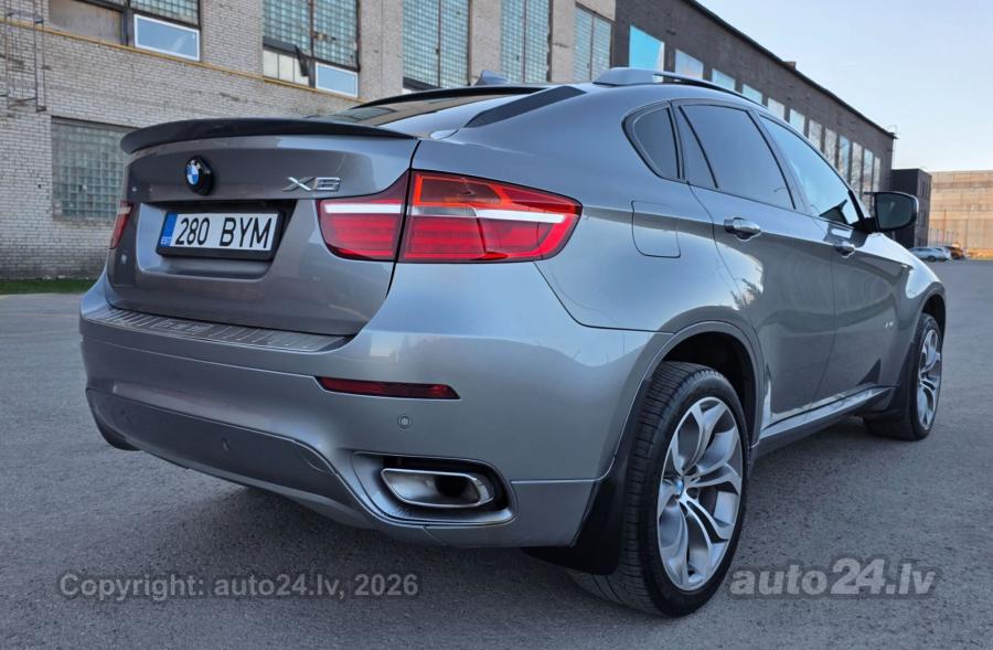 Grey BMW X6 2012 in Tallinn, with an engine capacity of 3.00 L and mileage of 256 thousand km for 16999 €, photo 7 on AUTOMOTO.COM.LV