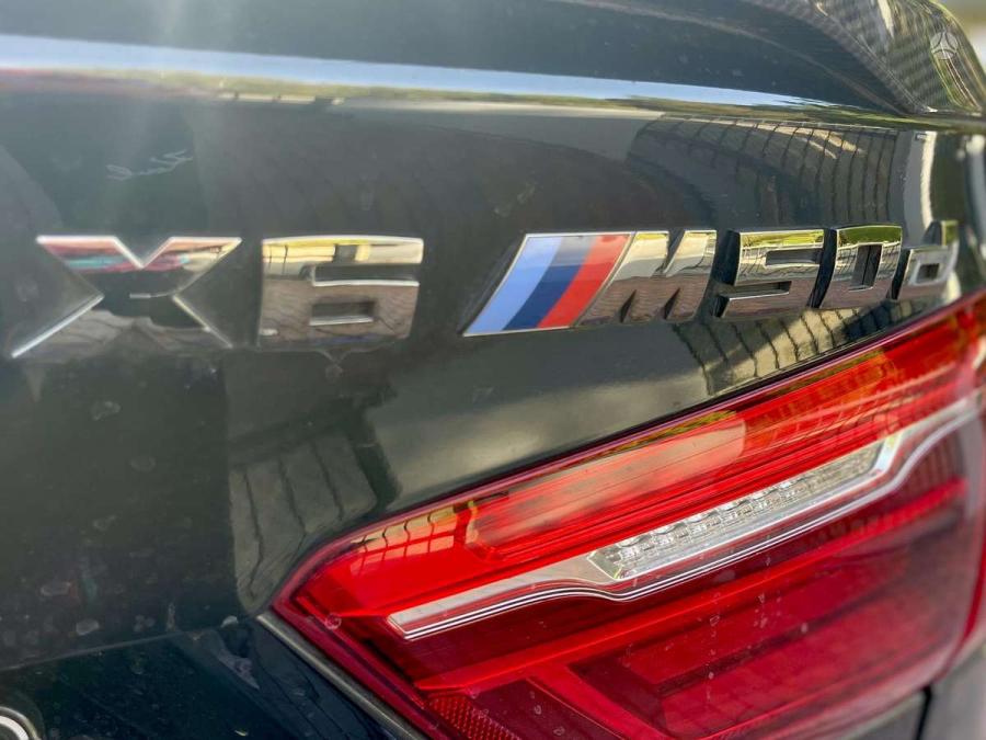 Black BMW X6 M 2015 in Siauliai, with an engine capacity of 2.99 L and mileage of 230 thousand km for 25800 €, photo 28 on AUTOMOTO.COM.LV