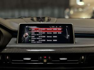Black BMW X6 M 2015 in Vilnius, with an engine capacity of 4.40 L and mileage of 112 thousand km for 29990 €, photo 31 on AUTOMOTO.COM.LV