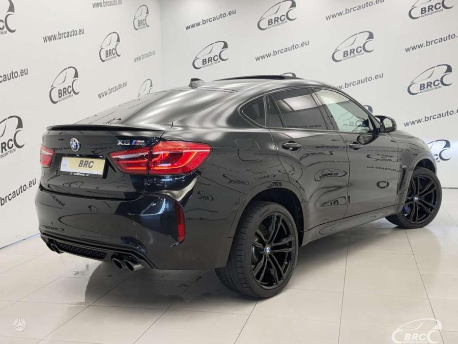 Melns BMW X6 M 2017 Viļņa, ar dzinēja tilpumu 4.40 L un nobraukumu 91 tūkst. km par 23900 €, foto 4 vietnē AUTOMOTO.COM.LV
