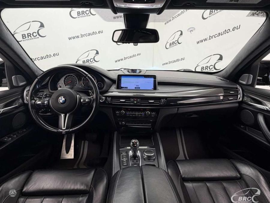 Melns BMW X6 M 2017 Viļņa, ar dzinēja tilpumu 4.40 L un nobraukumu 91 tūkst. km par 23900 €, foto 5 vietnē AUTOMOTO.COM.LV