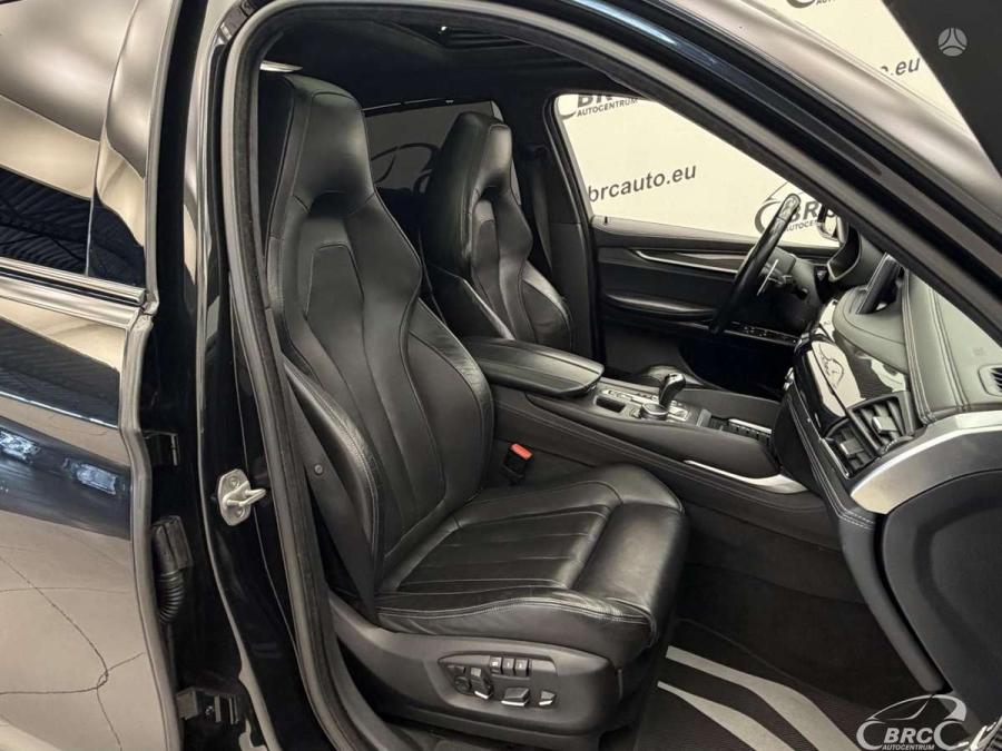 Melns BMW X6 M 2017 Viļņa, ar dzinēja tilpumu 4.40 L un nobraukumu 91 tūkst. km par 23900 €, foto 9 vietnē AUTOMOTO.COM.LV