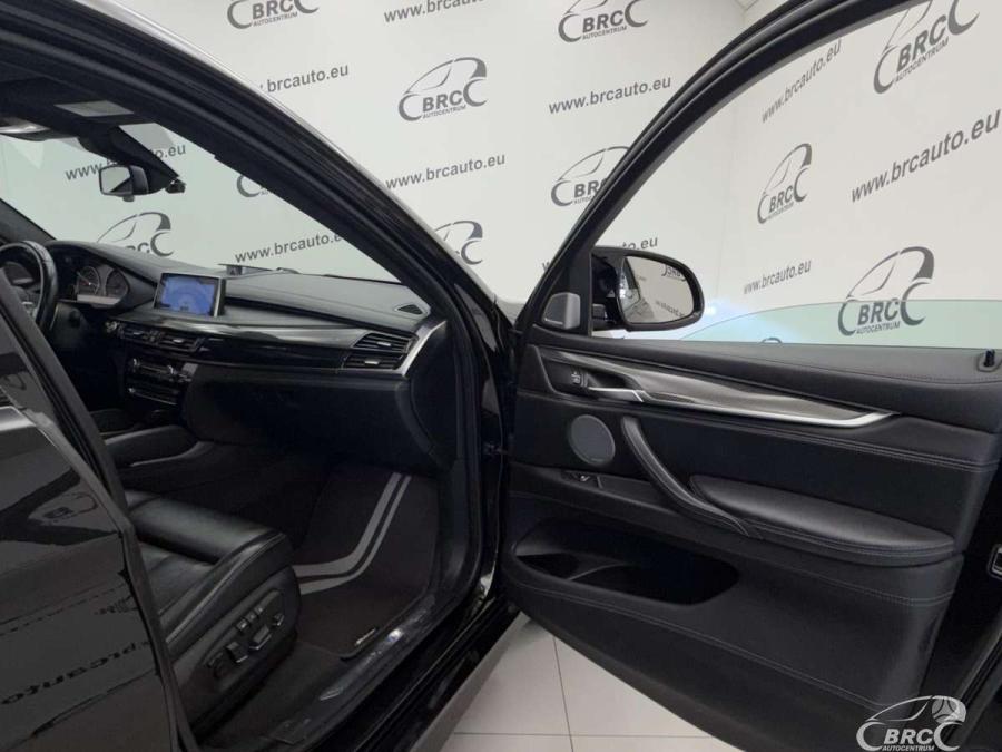 Melns BMW X6 M 2017 Viļņa, ar dzinēja tilpumu 4.40 L un nobraukumu 91 tūkst. km par 23900 €, foto 10 vietnē AUTOMOTO.COM.LV
