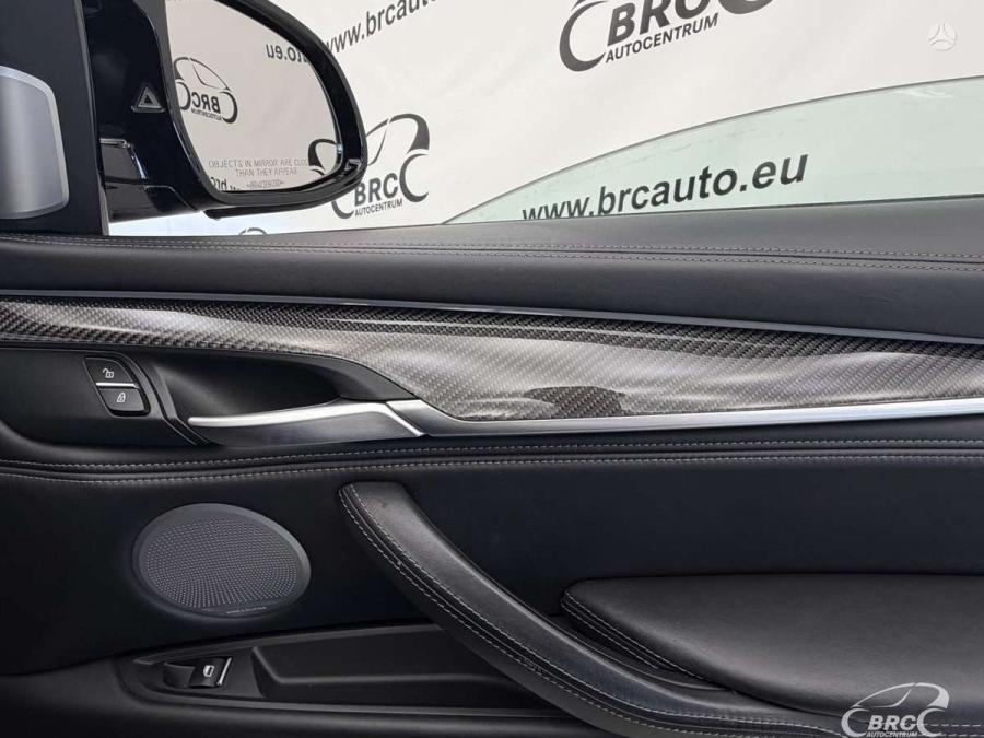 Melns BMW X6 M 2017 Viļņa, ar dzinēja tilpumu 4.40 L un nobraukumu 91 tūkst. km par 23900 €, foto 11 vietnē AUTOMOTO.COM.LV