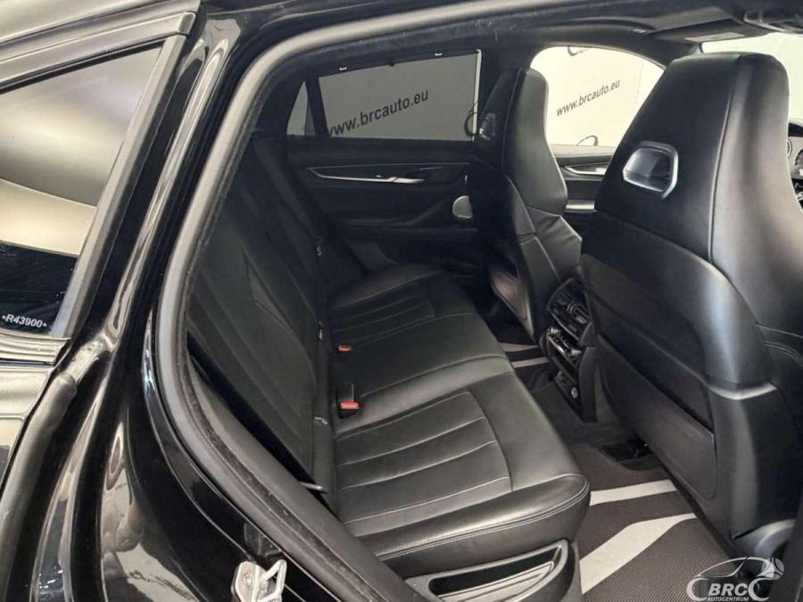 Melns BMW X6 M 2017 Viļņa, ar dzinēja tilpumu 4.40 L un nobraukumu 91 tūkst. km par 23900 €, foto 13 vietnē AUTOMOTO.COM.LV