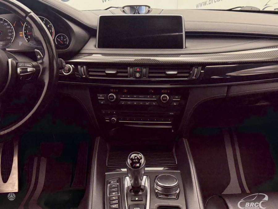 Melns BMW X6 M 2017 Viļņa, ar dzinēja tilpumu 4.40 L un nobraukumu 91 tūkst. km par 23900 €, foto 19 vietnē AUTOMOTO.COM.LV
