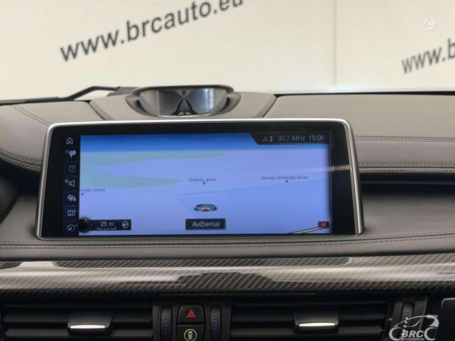 Melns BMW X6 M 2017 Viļņa, ar dzinēja tilpumu 4.40 L un nobraukumu 91 tūkst. km par 23900 €, foto 20 vietnē AUTOMOTO.COM.LV