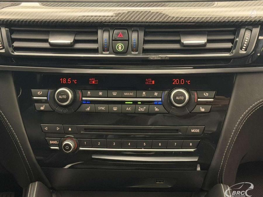Melns BMW X6 M 2017 Viļņa, ar dzinēja tilpumu 4.40 L un nobraukumu 91 tūkst. km par 23900 €, foto 21 vietnē AUTOMOTO.COM.LV