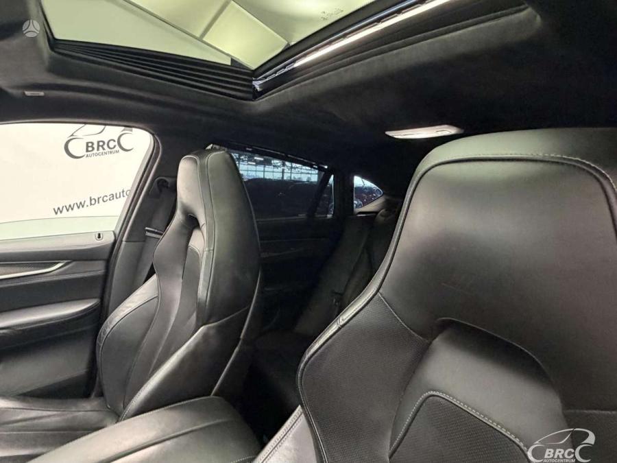 Melns BMW X6 M 2017 Viļņa, ar dzinēja tilpumu 4.40 L un nobraukumu 91 tūkst. km par 23900 €, foto 29 vietnē AUTOMOTO.COM.LV