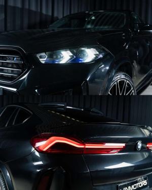 Black BMW X6 M 2022 in Vilnius, with an engine capacity of 4.40 L and mileage of 40 thousand km for 88000 €, photo 8 on AUTOMOTO.COM.LV
