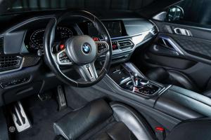 Black BMW X6 M 2022 in Vilnius, with an engine capacity of 4.40 L and mileage of 40 thousand km for 88000 €, photo 20 on AUTOMOTO.COM.LV