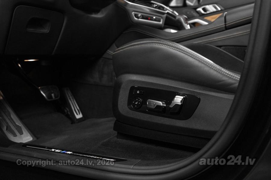 Black BMW X6 M 2024 in Riga, with an engine capacity of 4.40 L and mileage of 17 thousand km for 115000 €, photo 12 on AUTOMOTO.COM.LV