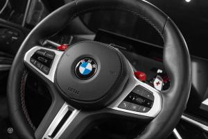 Black BMW X6 M 2024 in Riga, with an engine capacity of 4.40 L and mileage of 17 thousand km for 115000 €, photo 16 on AUTOMOTO.COM.LV