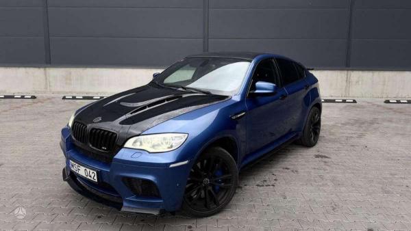 Blue BMW X6 M 2013 in Siauliai, with an engine capacity of 4.40 L and mileage of 100 thousand km for 24400 €, photo 2 on AUTOMOTO.COM.LV