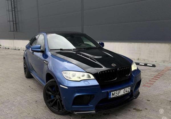 Blue BMW X6 M 2013 in Siauliai, with an engine capacity of 4.40 L and mileage of 100 thousand km for 24400 €, photo 3 on AUTOMOTO.COM.LV