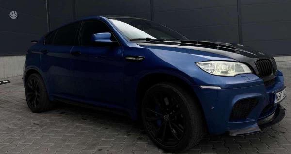 Blue BMW X6 M 2013 in Siauliai, with an engine capacity of 4.40 L and mileage of 100 thousand km for 24400 €, photo 6 on AUTOMOTO.COM.LV