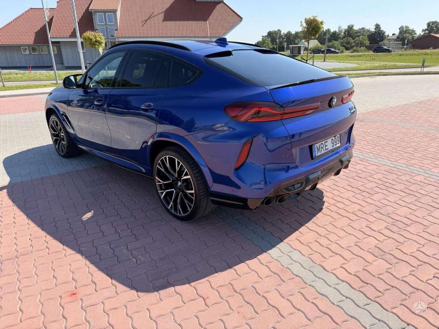 Zils BMW X6 M 2020 Klaipėda, ar dzinēja tilpumu 4.40 L un nobraukumu 100 tūkst. km par 65000 €, foto 5 vietnē AUTOMOTO.COM.LV