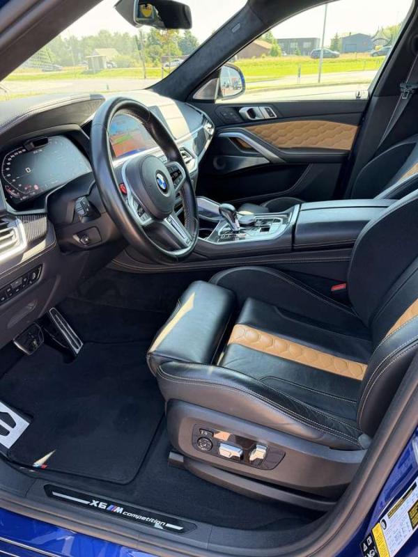 Zils BMW X6 M 2020 Klaipėda, ar dzinēja tilpumu 4.40 L un nobraukumu 100 tūkst. km par 65000 €, foto 8 vietnē AUTOMOTO.COM.LV
