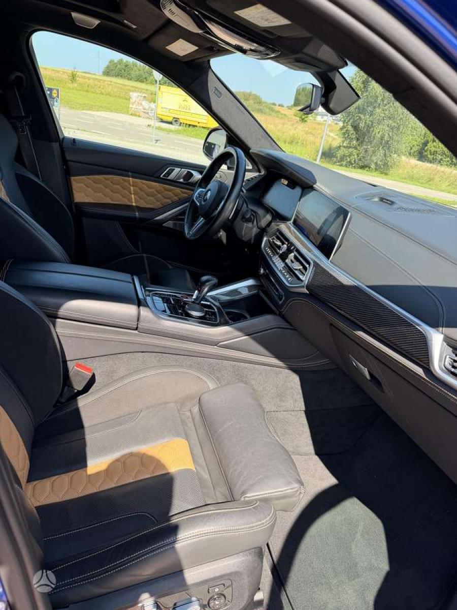 Zils BMW X6 M 2020 Klaipėda, ar dzinēja tilpumu 4.40 L un nobraukumu 100 tūkst. km par 65000 €, foto 13 vietnē AUTOMOTO.COM.LV